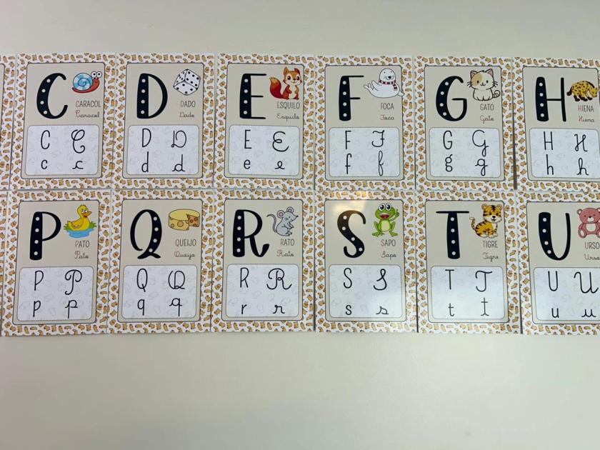 Alfabeto Capivara com Quatro Tipos de Letras Ilustrado! - Materiais e ...